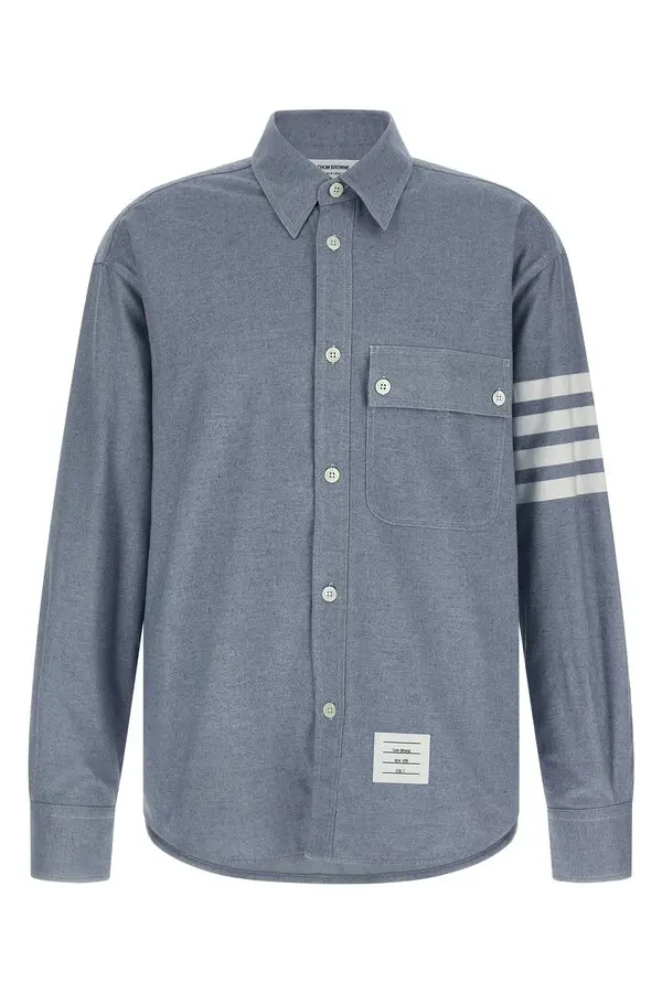 Thom Browne 4-bar Flannel Shirt
