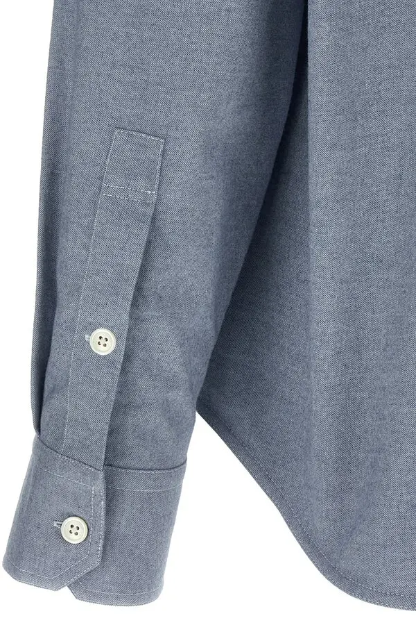 Thom Browne 4-bar Flannel Shirt