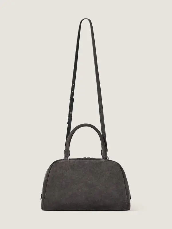 Givenchy Antigona East-west Bowling Bag In Suede