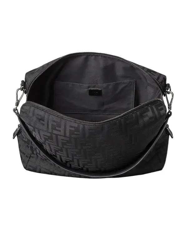 Fendi Monogram Shoulder Bag - Black