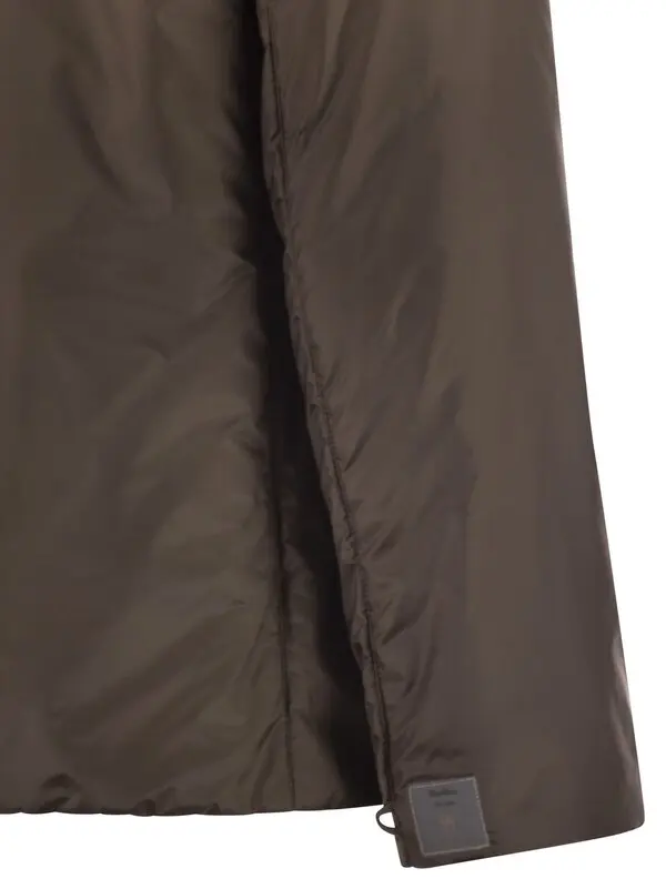 Max Mara Hooded Zip-up Jacket - Brown