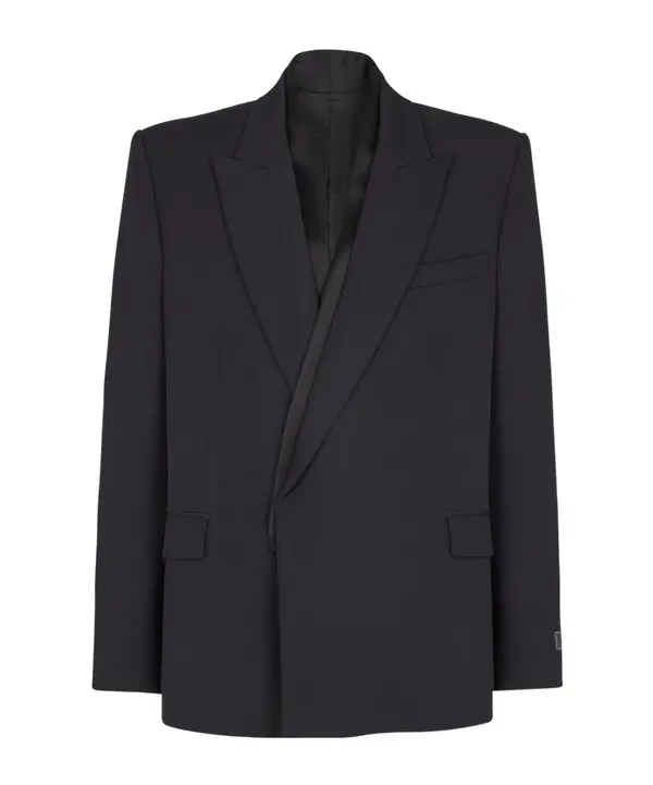 Balmain Grain De Poudre 1-button Jacket