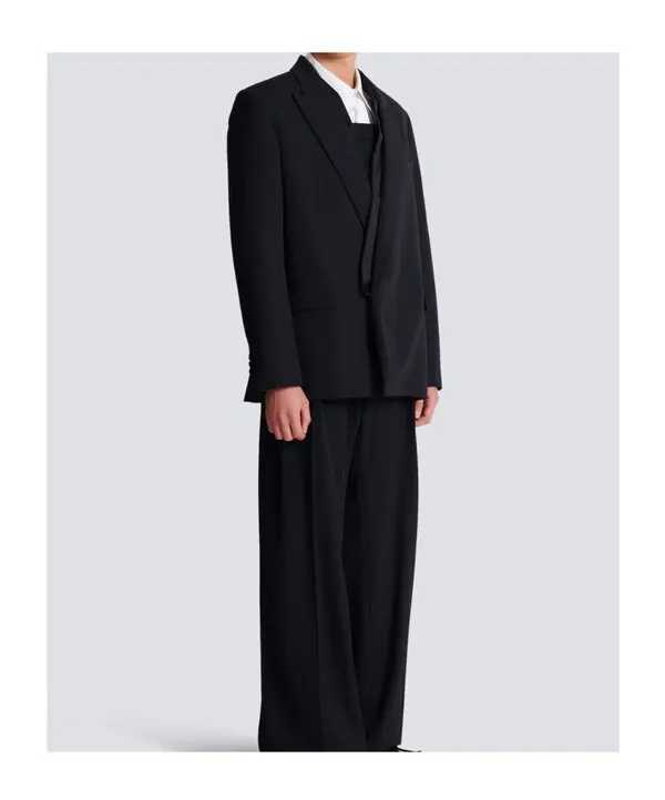 Balmain Grain De Poudre 1-button Jacket