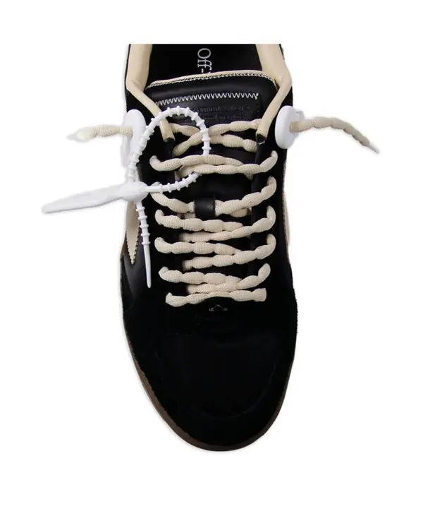 Off-White Arrow Pattern Lace-up Sneakers - Black