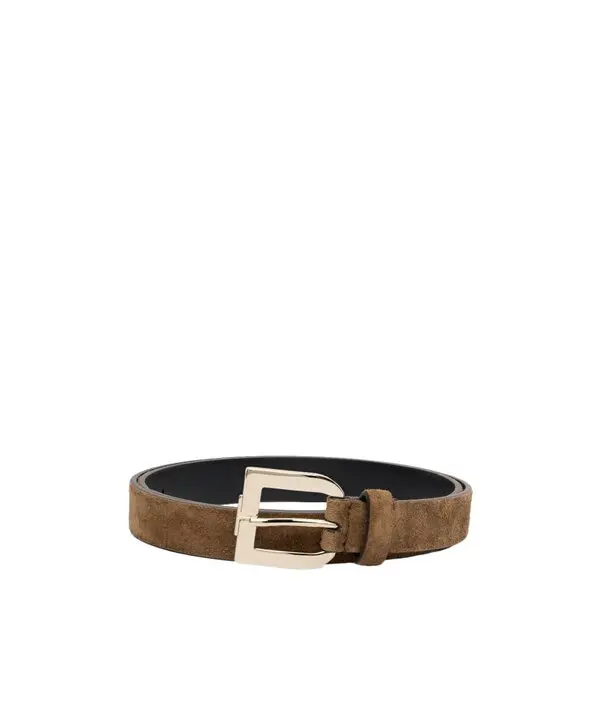 TOM FORD Suede Calf Belt - Brown