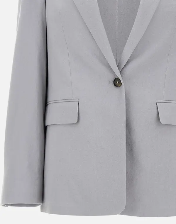 Vince Single-breasted Long Blazer