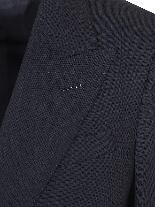 TOM FORD Double-breasted Blazer - Black