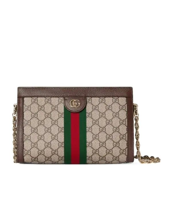 Gucci Ophidia Medium Shoulder Bag - Nude