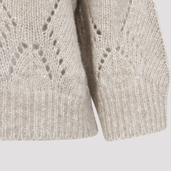 Peserico Perforated High-neck Knitwear