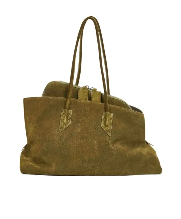 Attico Top Handle Shoulder Bag - Brown
