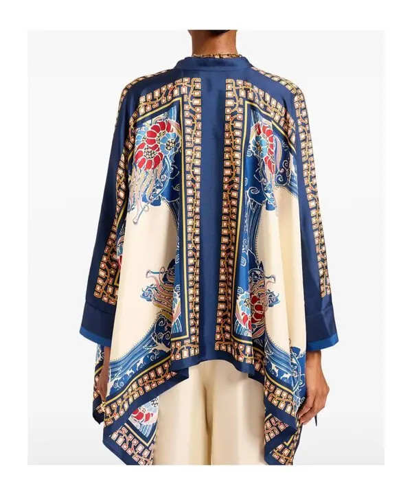 La DoubleJ Printed Shirt - Blue