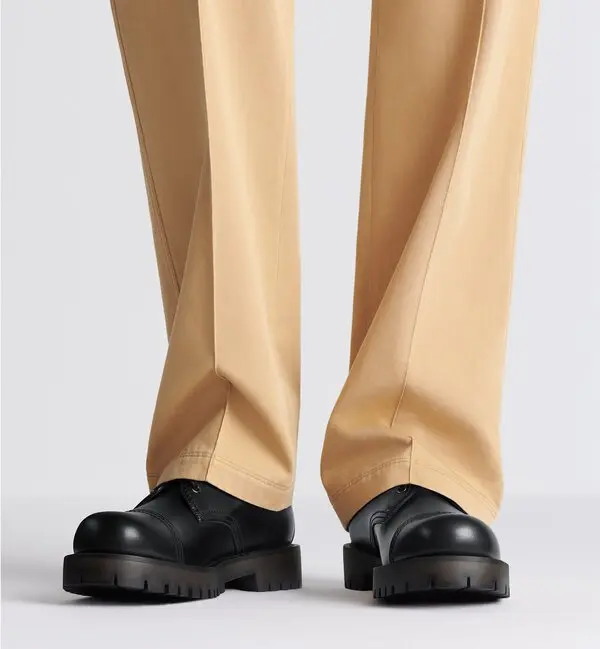 Dior Round Toe Lace-up Shoes