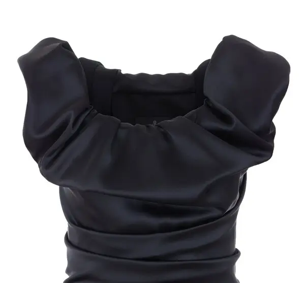 VIVIENNE WESTWOOD Ginnie Top Draped Round Neck Sleeveless - Black