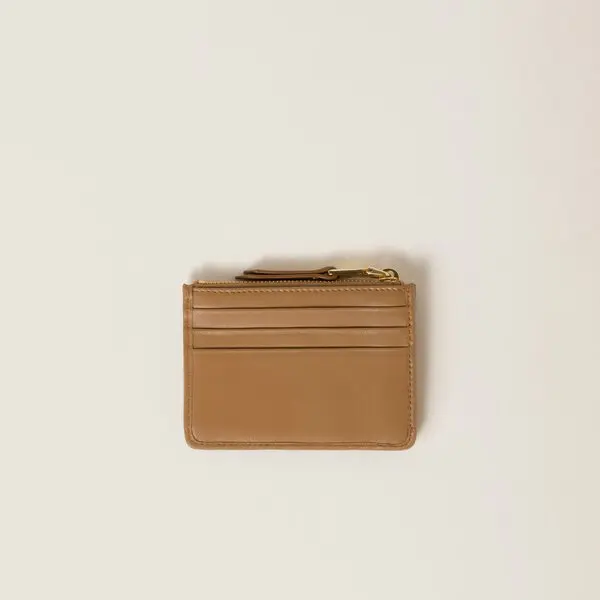 Miu Miu Logo-lettering Zipped Cardholder