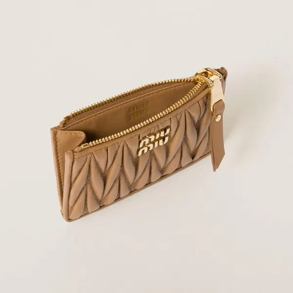 Miu Miu Logo-lettering Zipped Cardholder