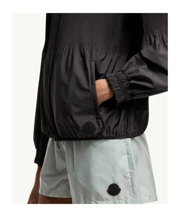 Moncler Anemone Pleated Hooded Jacket