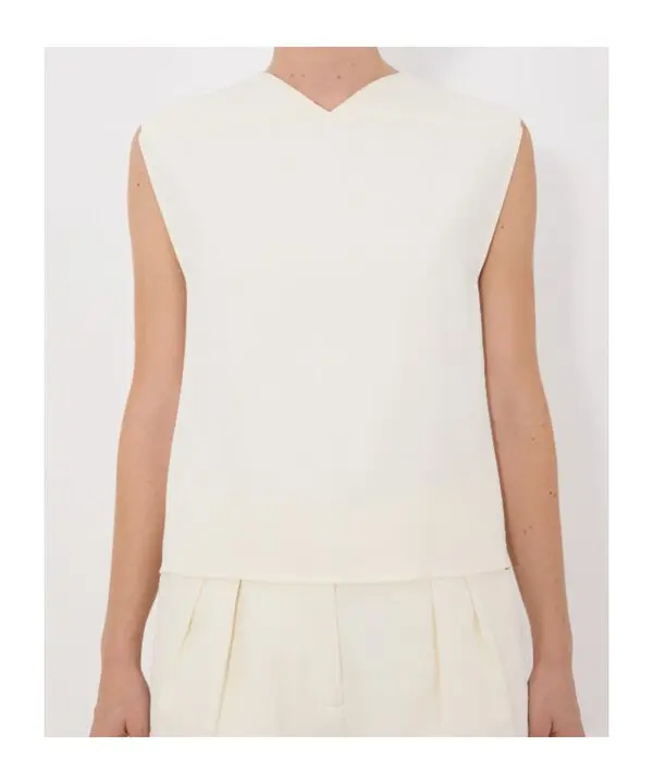 Loulou De Saison Daika Sleeveless V-neck Top