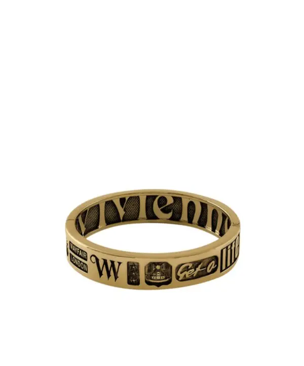 VIVIENNE WESTWOOD Lancelot Bangle - Ancient Gold