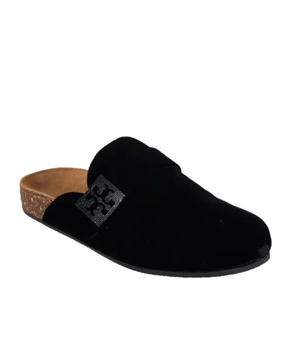 Tory Burch Mellow Pave Slip-on Mules - Black