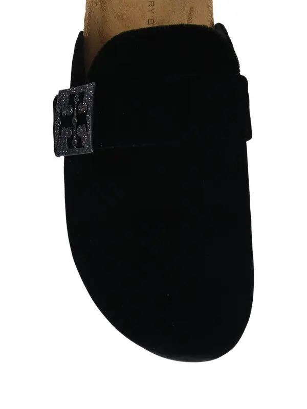Tory Burch Mellow Pave Slip-on Mules - Black
