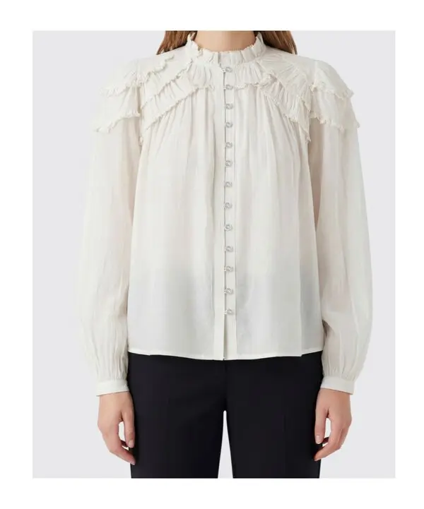 Isabel Marant Étoile Christa" Ruffled Blouse - White