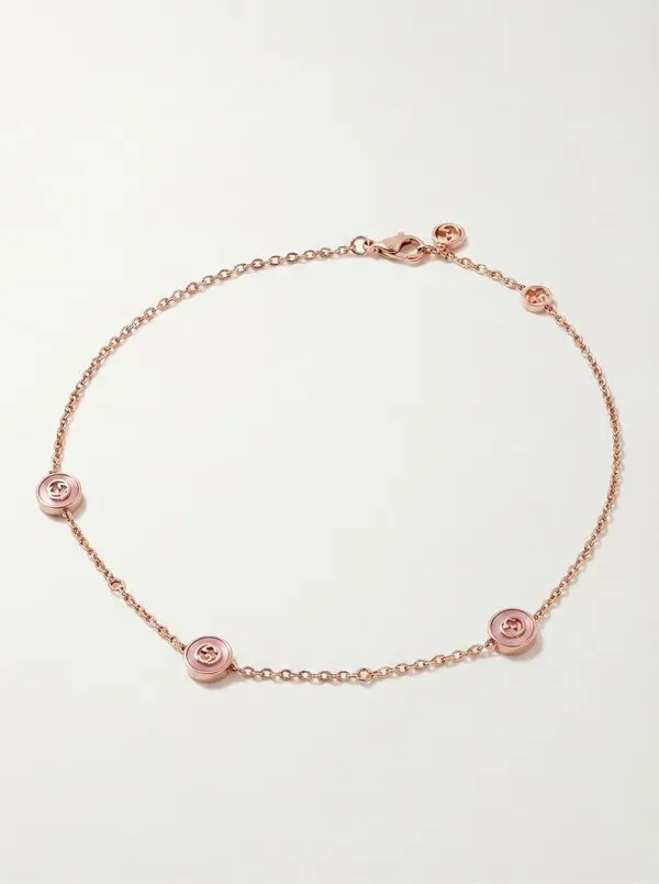 Gucci Interlocking G Chain Necklace - Yellow