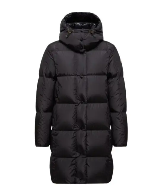 Moncler Logo Patch Quilted Hooded Jacket