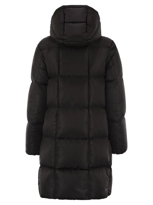 Moncler Logo Patch Quilted Hooded Jacket