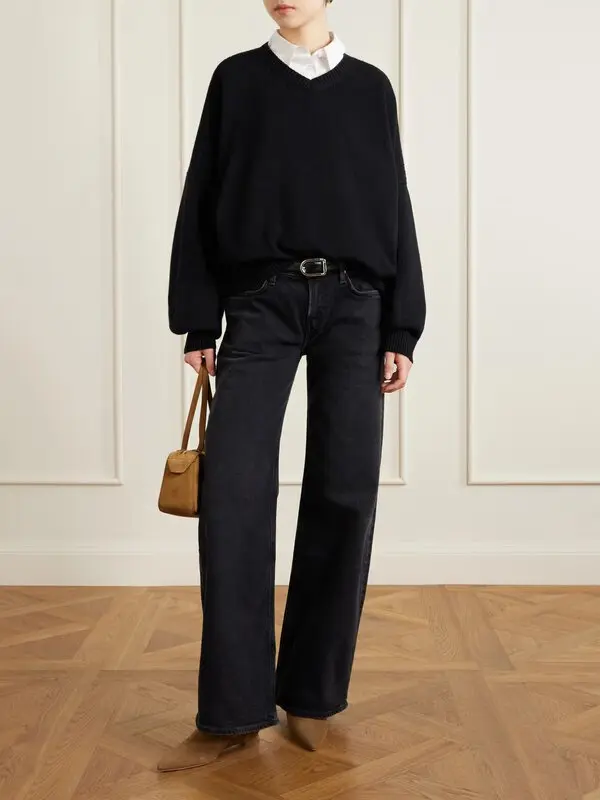 Citizens Of Humanity Nora Straight Leg Jeans - Black