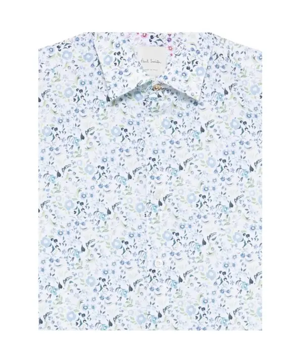 Paul Smith Floral Shirt - White