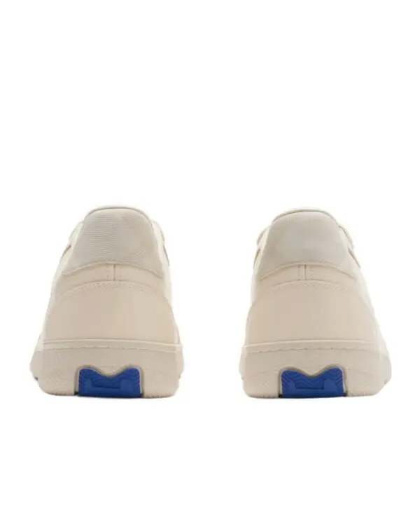 Burberry Checked Lace-up Sneakers - Nude