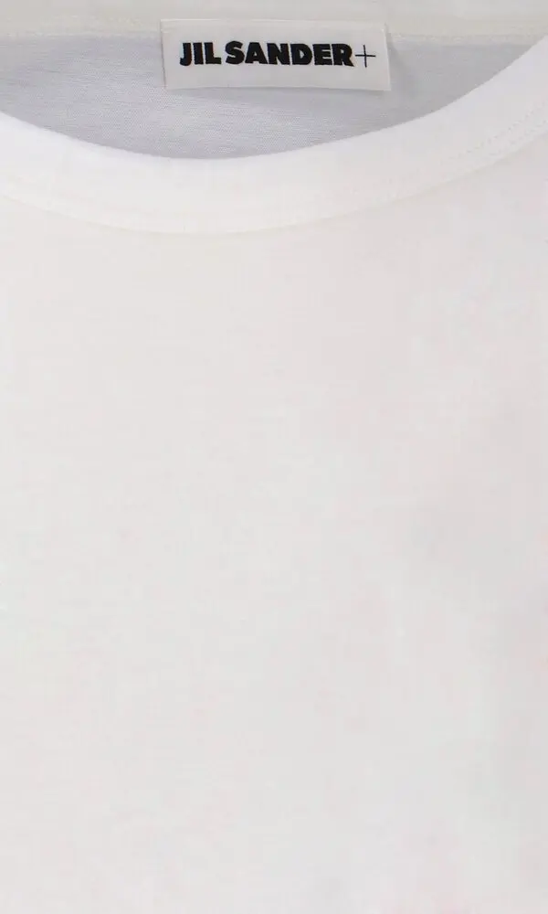 JIL SANDER Logo Printed Crewneck T-shirt