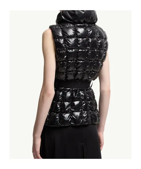Moncler Emilion Quilted Down Vest - Black