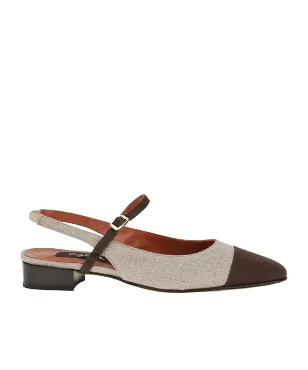 CAREL Oceano Buckle Fastened Ballerinas - Nude