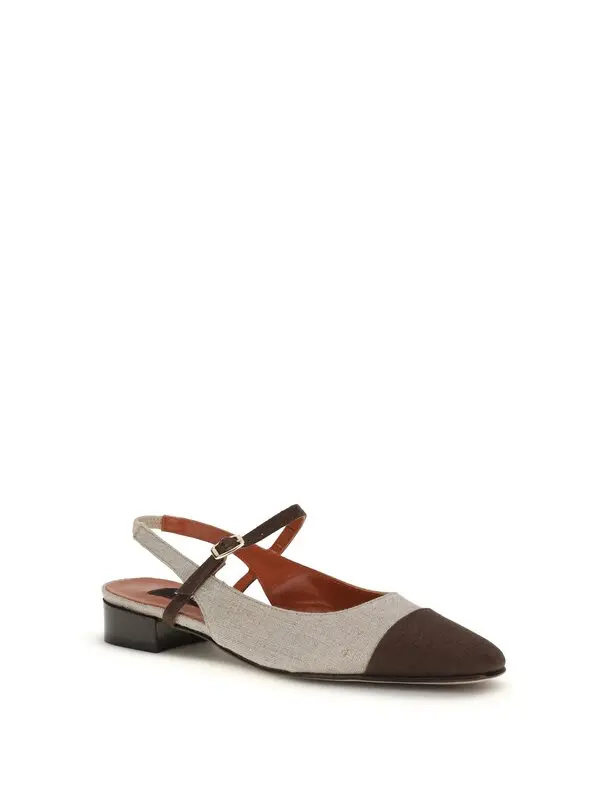 CAREL Oceano Buckle Fastened Ballerinas - Nude