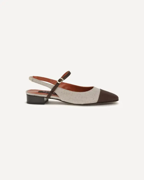 CAREL Oceano Buckle Fastened Ballerinas - Nude