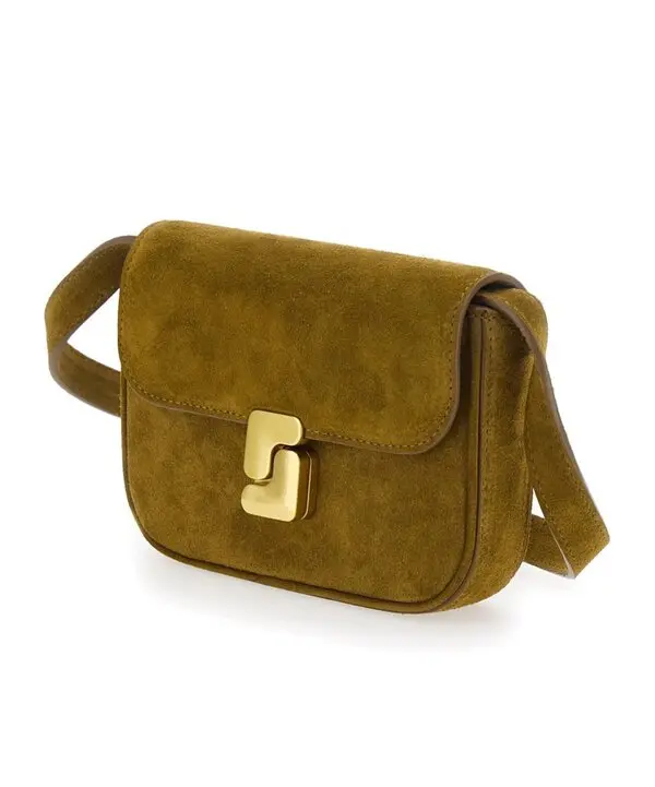 Soeur Bell Flap Shoulder Bag - Brown