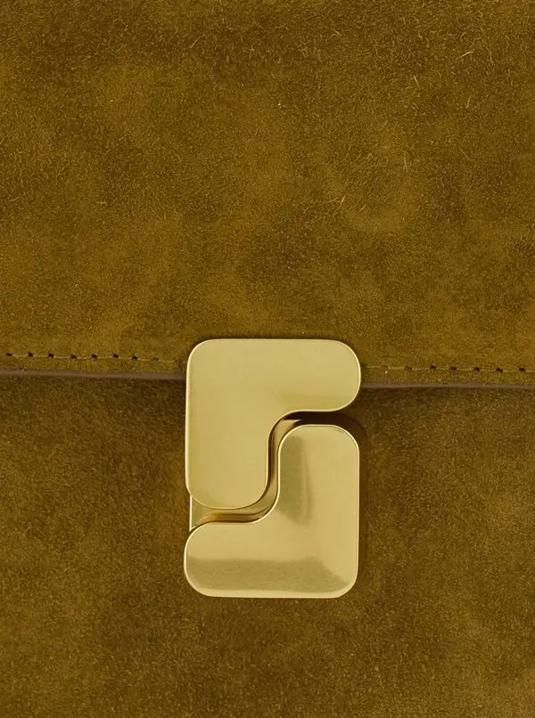 Soeur Bell Flap Shoulder Bag - Brown