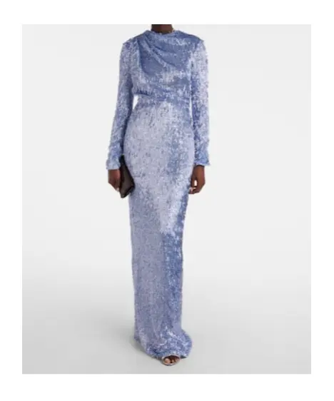 Erdem Draped Embellished Gown