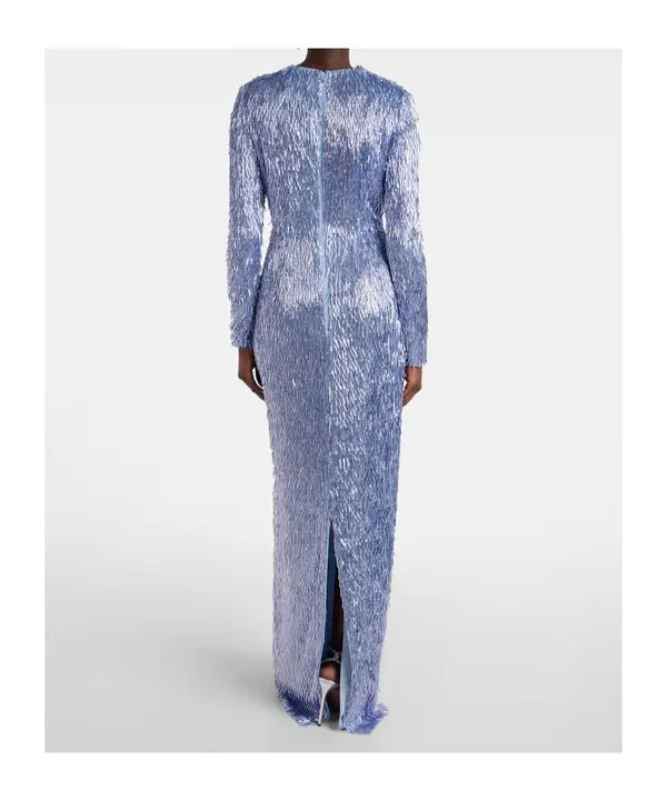 Erdem Draped Embellished Gown