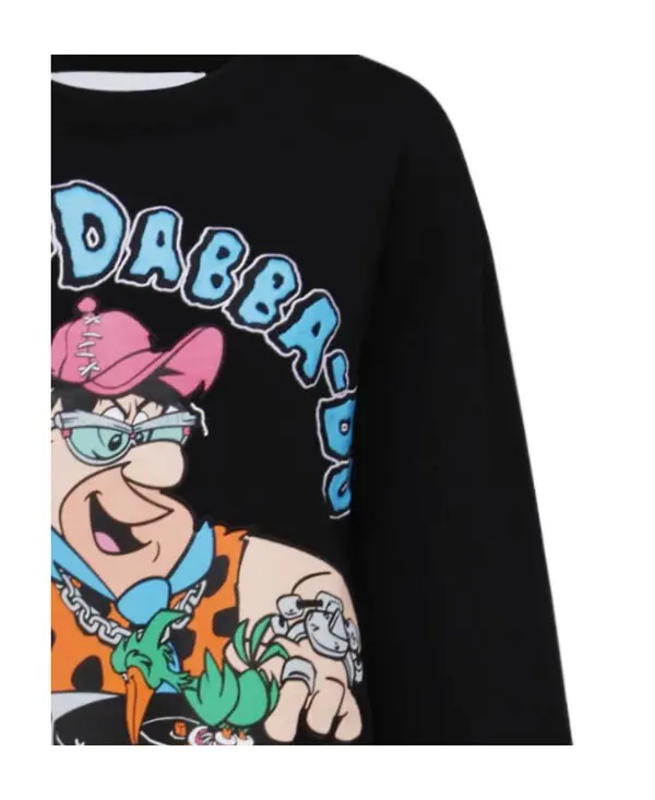 Moschino Graphic Print Crewneck Sweatshirt