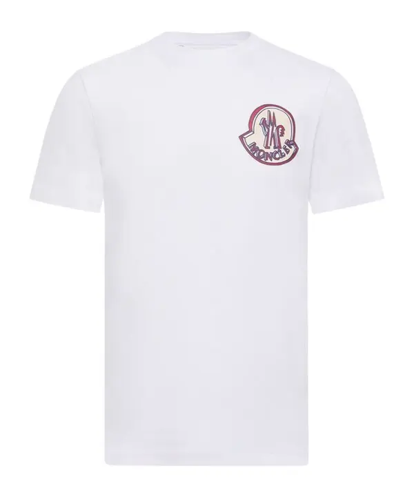 Moncler Logo Printed Crewneck T-shirt - No