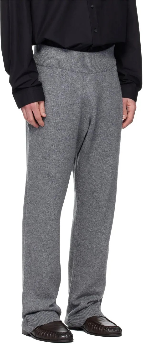 ENTIRE STUDIOS Elastic-waist Knitted Trousers - Black