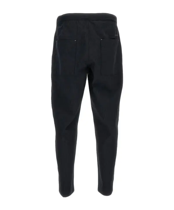 AND WANDER Pleated Tapered Leg Pants With Belted Waist