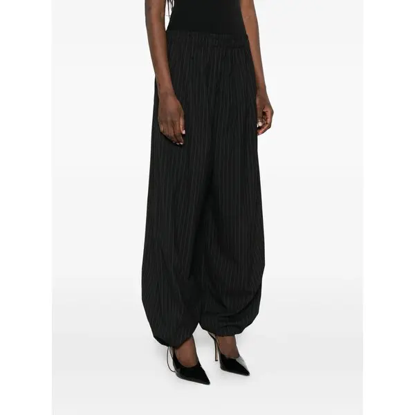 THE FRANKIE SHOP Pinstriped Relaxed Fit Trousers
