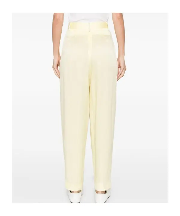 Fabiana Filippi Pleated Tapered Trousers - White