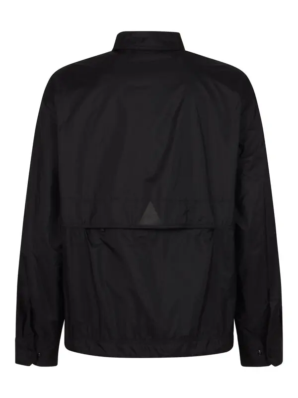 Moncler Zip-up Jacket With Drawstring Hem - Black