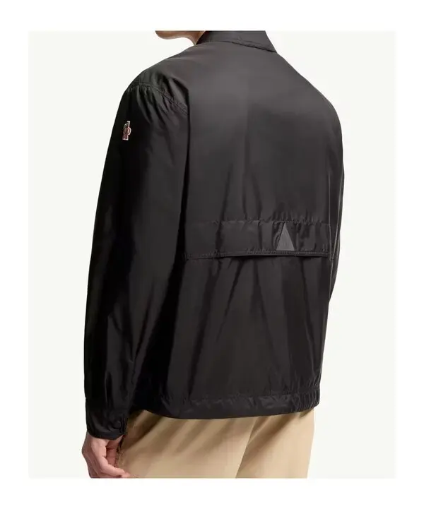 Moncler Zip-up Jacket With Drawstring Hem - Black
