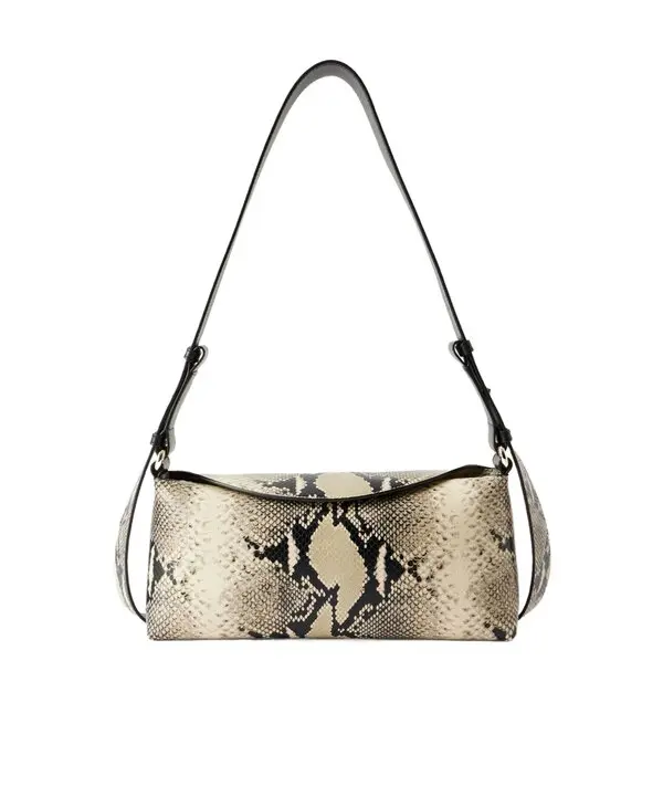 Erdem East West Bloom Shoulder Bag - Nude