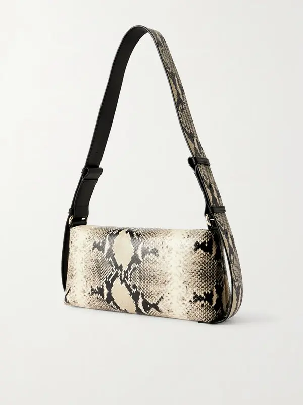 Erdem East West Bloom Shoulder Bag - Nude